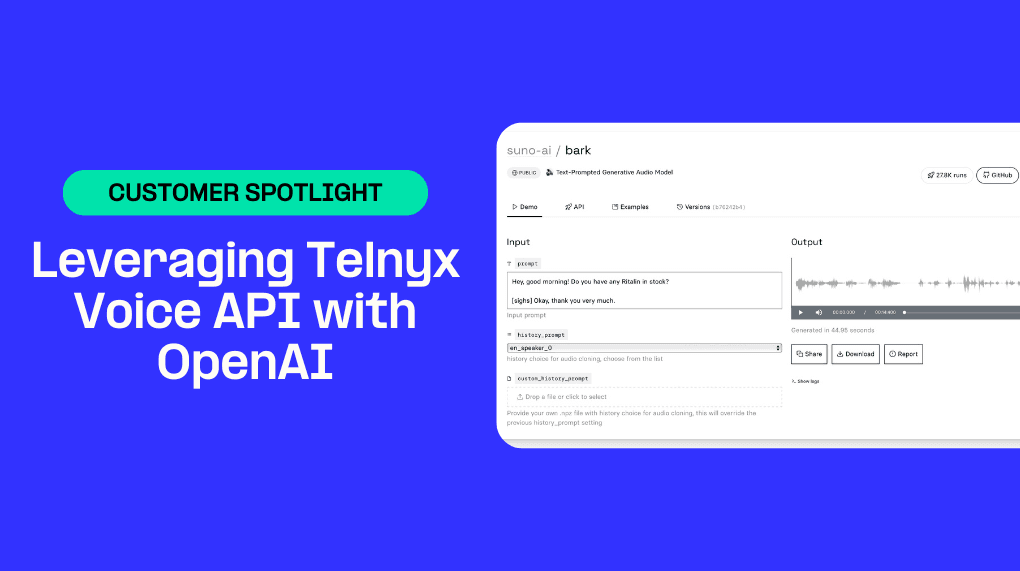 Customer spotlight: Using Telnyx Voice API with OpenAI