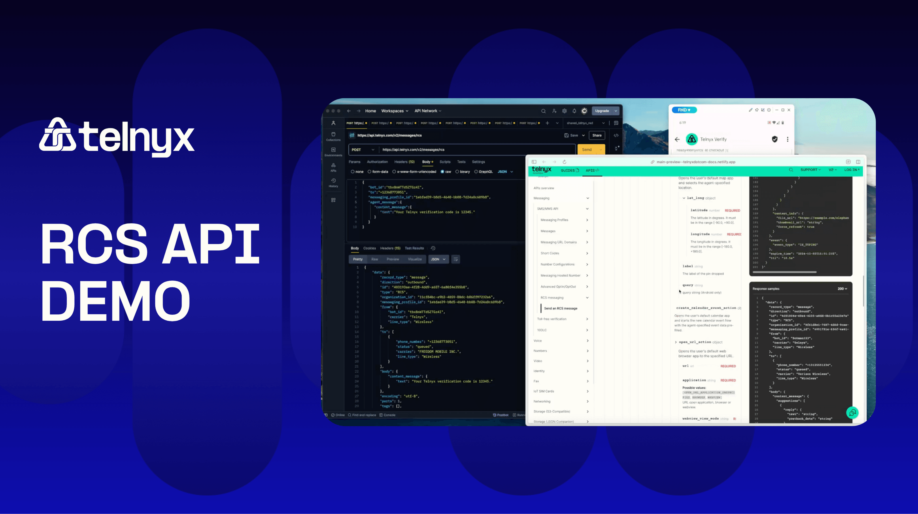 Telnyx RCS API Demo: Interactive Messaging in Action