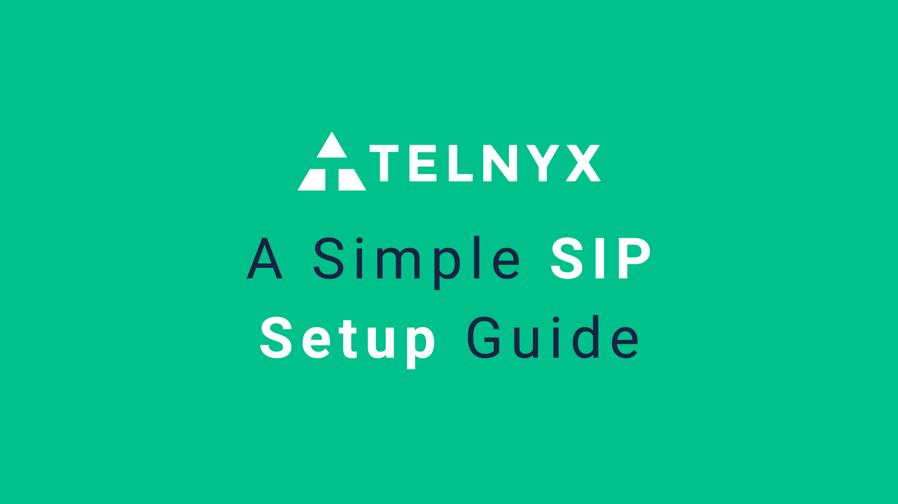 Setting up a SIP trunk — A step-by-step guide - Telnyx