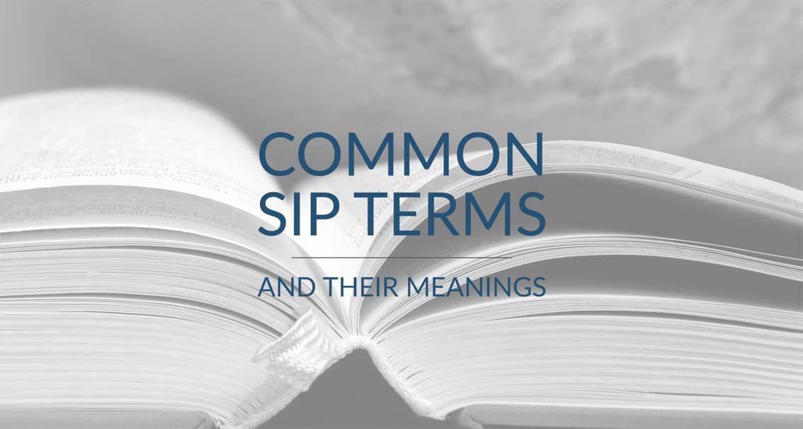 SIP meaning: common terms and definitions